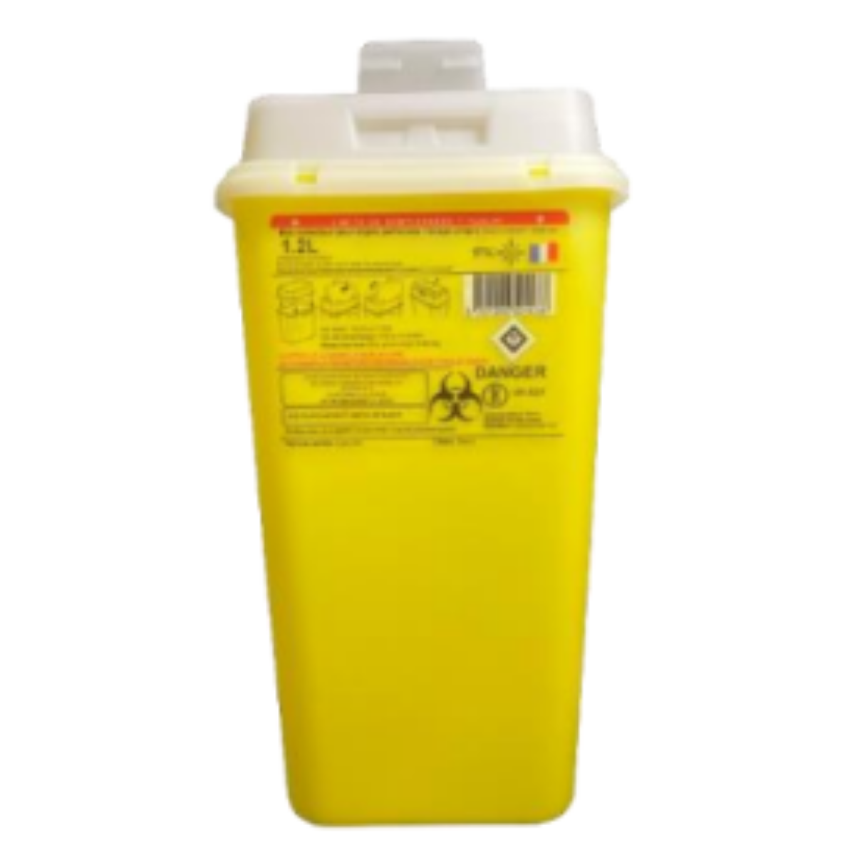 Mini-Collecteur DASRI 1,2 L – Compact et Sécurisé